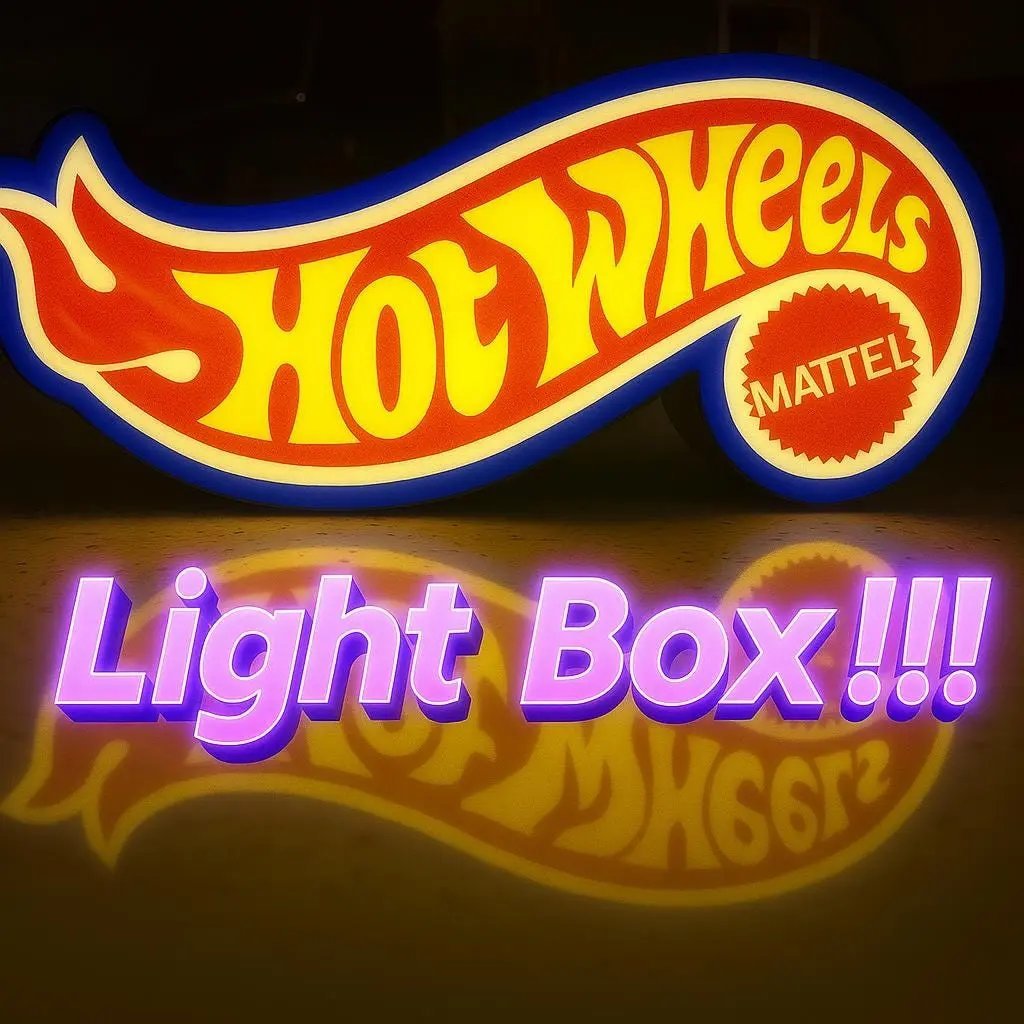 Hot Wheels LED Light Box: 3D Printed Dimmable Light Box – ZS3DPrintZ